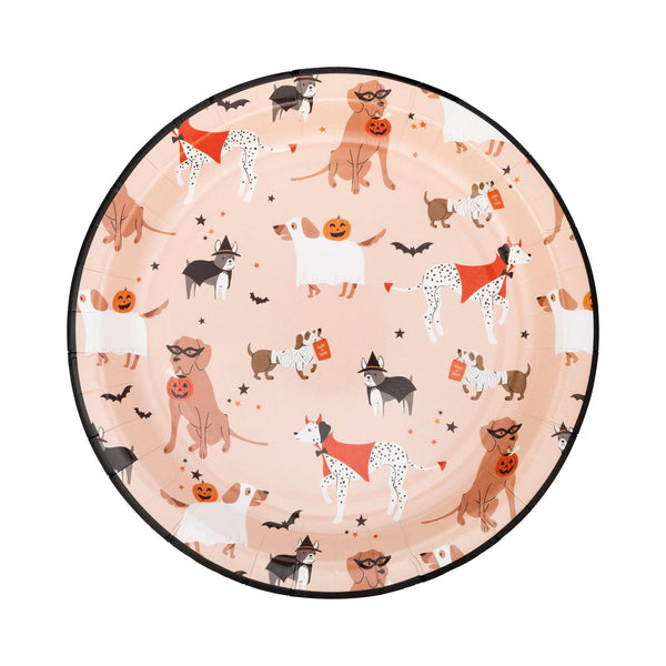 Costume Dogs Paper Plates | The Preppy Bunny