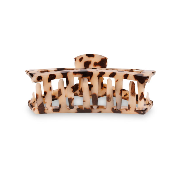 Open Blonde Tortoise Small Hair Clip | The Preppy Bunny