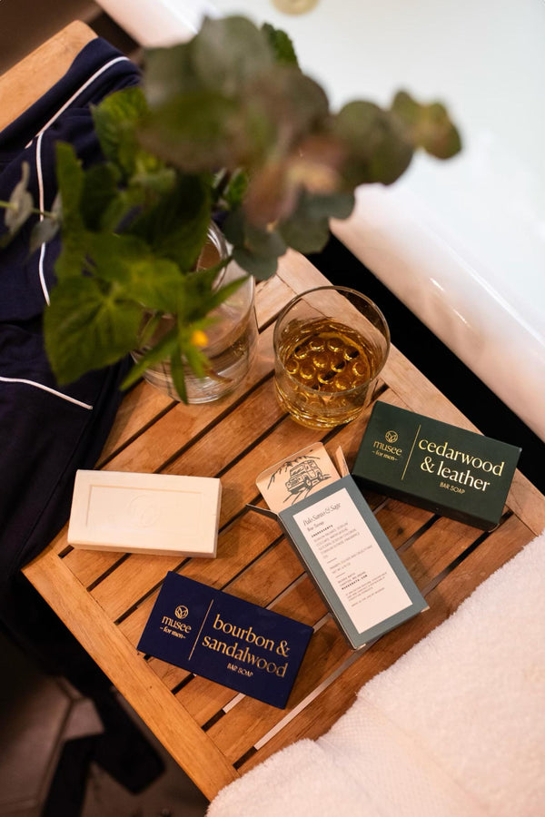 Cedarwood & Leather Bar Soap | The Preppy Bunny