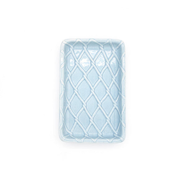 Light Blue Textured Soap Dish | The Preppy Bunny
