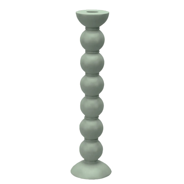 Sage Extra Tall Bobbin Candle Stick | The Preppy Bunny