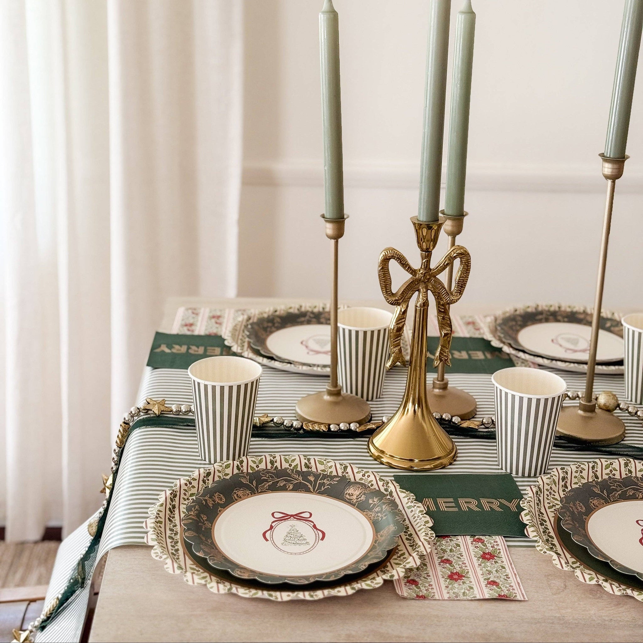 Hearth & Holly Vintage Floral Paper Dessert Plates (12pcs) | The Preppy ...