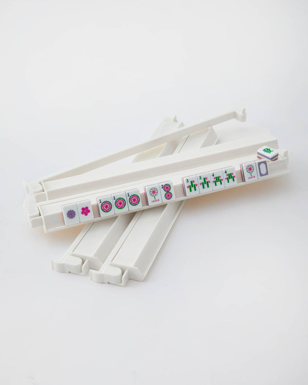 White Acrylic Rack and Pusher Set | The Preppy Bunny