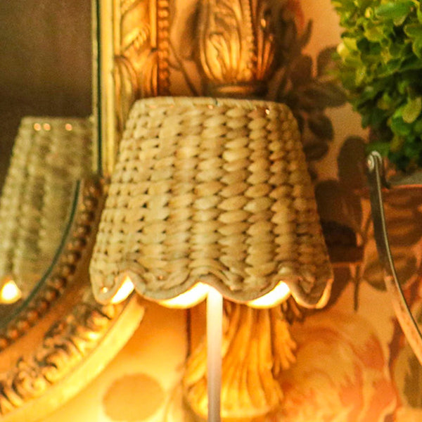 Scallop Water Hyacinth Lampshade by Maison Maison Design x Zafferano ...