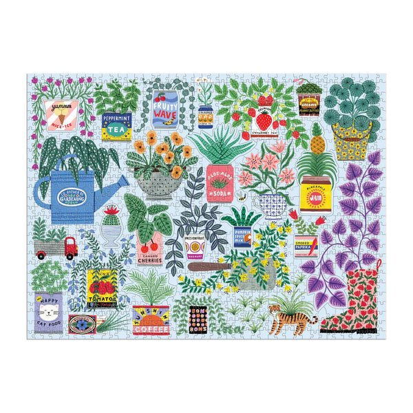 Planter Perfection 1000 Piece Puzzle with Shaped Pieces | The Preppy Bunny